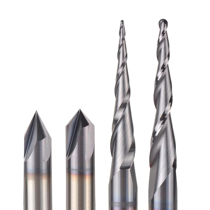 CNC Solid Carbide Engrave Milling Cutter Woodwork Set 3.175mm 6.35mm ...